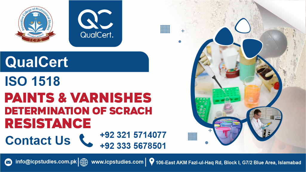 QualCert ISO 1518 Paints and varnishes — Determination of scratch ...