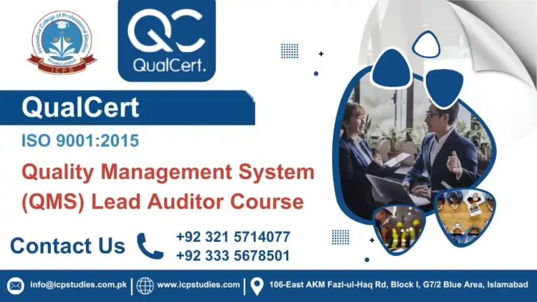 ISO 9001:2015 – Quality Management System (QMS) Lead Auditor Course