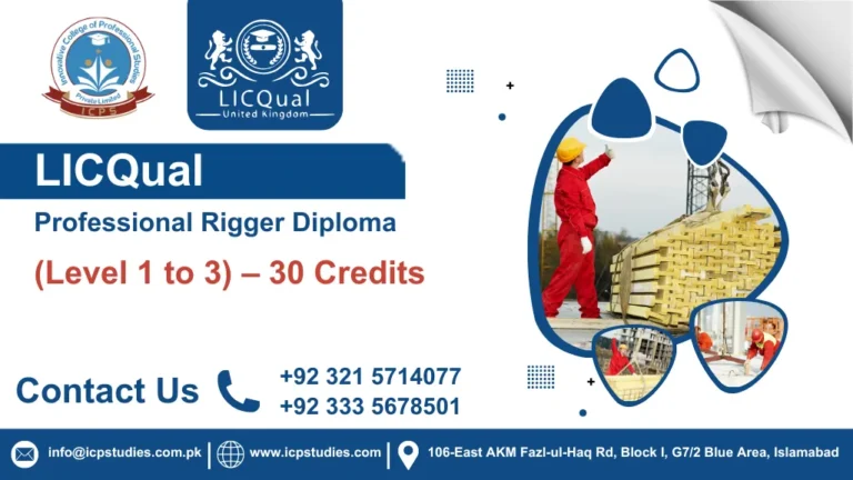 LICQual Level 1 Diploma in Rigger